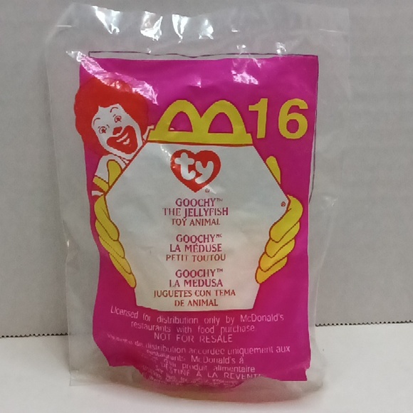 McDonald's | Toys | 200 Mcdonalds Ty Beanie Babies Goochy The Jellyfish ...
